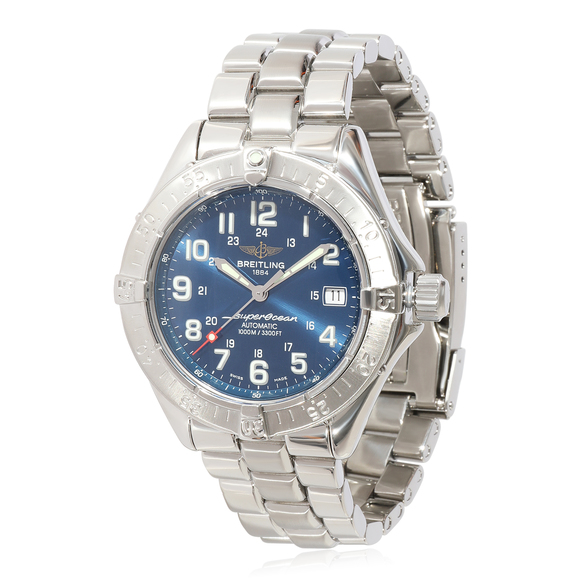Breitling | Accessories | Breitling Superocean A734 Mens Watch In Stainless Steel | Poshmark